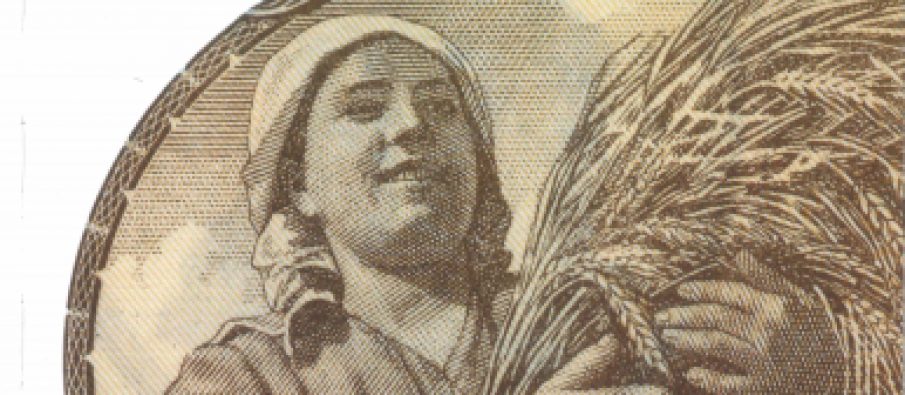 Figura e gruas shqiptare në monedhat e Shqipërisë